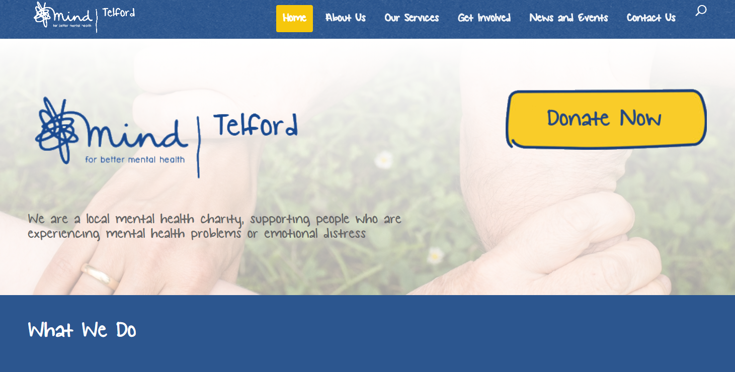 Creating a Website for Telford Mind – Before and After - RLC Words ...